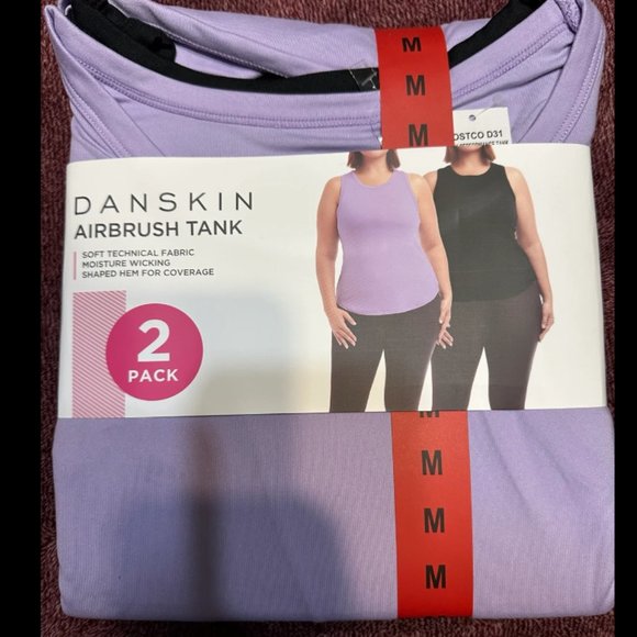 Danskin | Tops | Nwot Danskin Womens 2 Pack Essential Breathe Tank Top ...